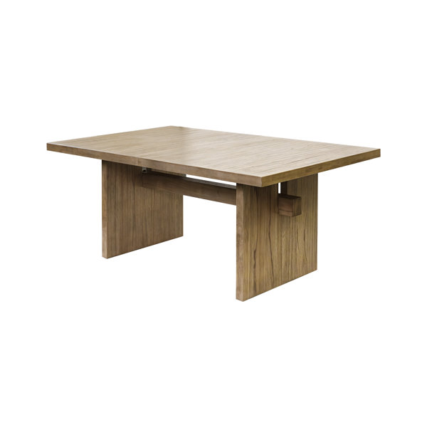 Loon Peak® Kamiyha Coastal Wood Kitchen Table, Dining Table, Rectangular Table, Office Table ...